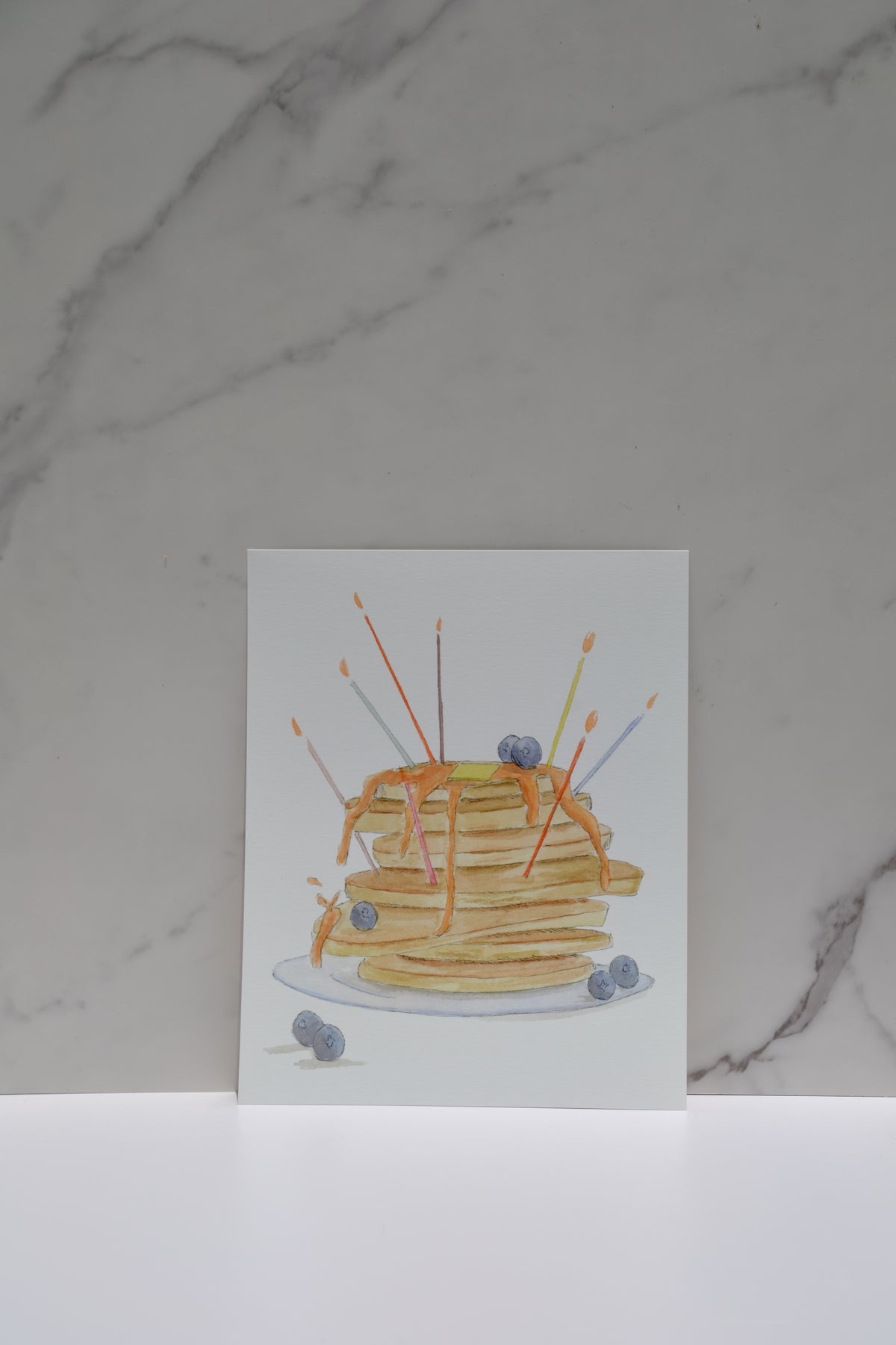 Pancake Print– Bear on Paper