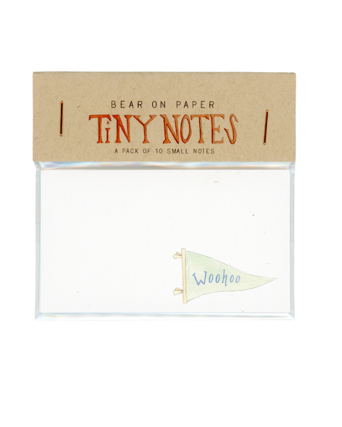 Woohoo Tiny Notes– Bear on Paper