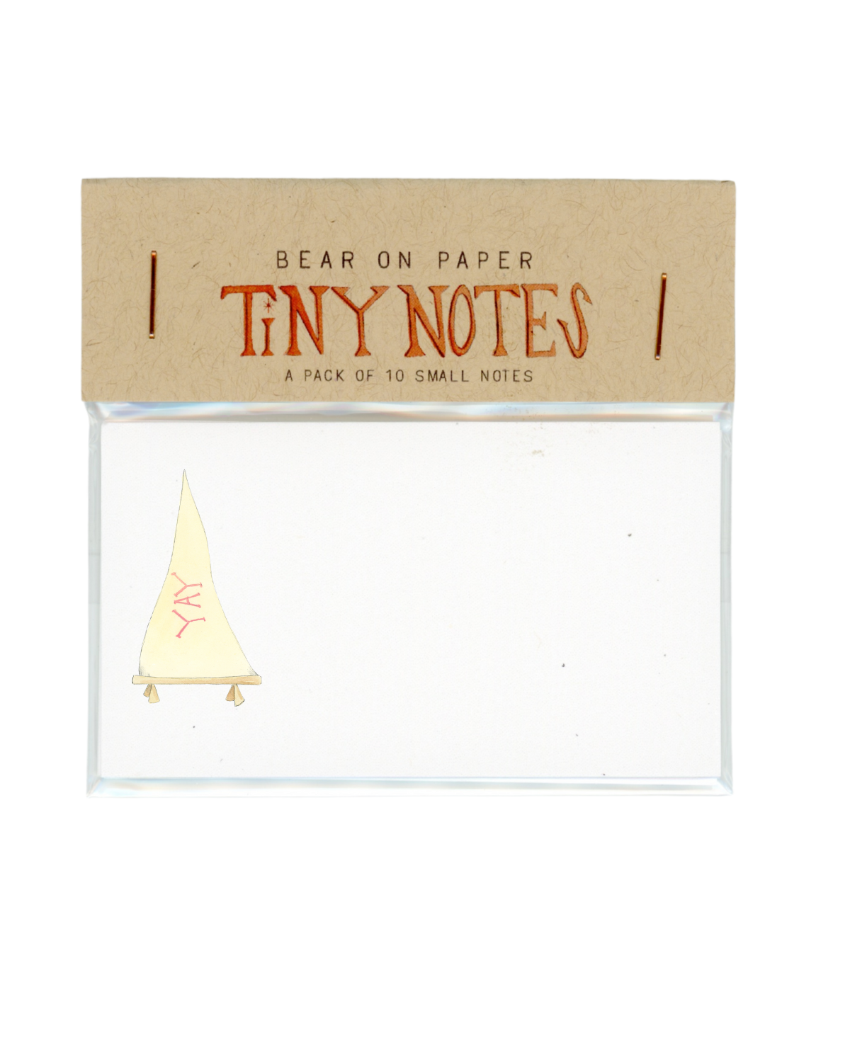 Yay Tiny Notes– Bear on Paper